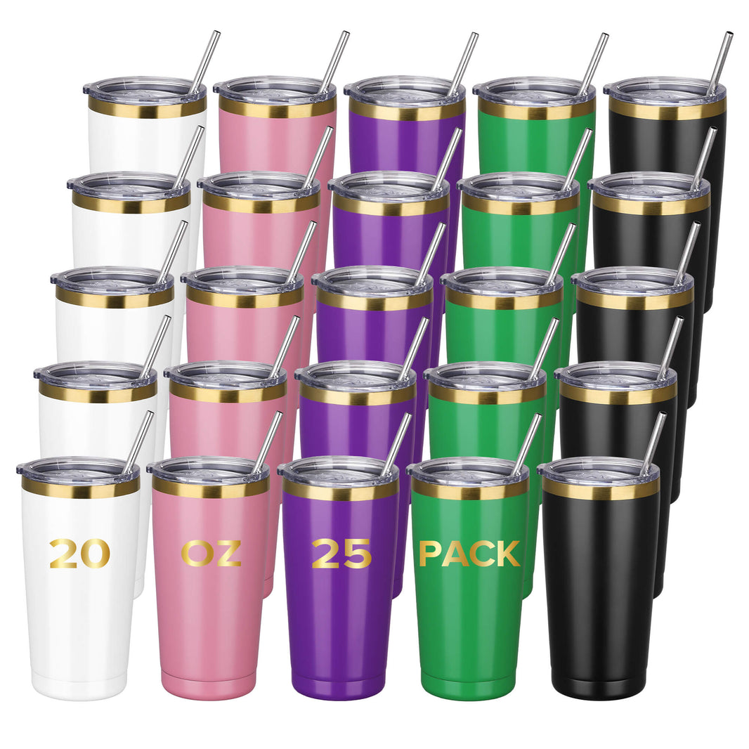 Powder Coated Tumblers Blanks Bulk | FASTSUB USA